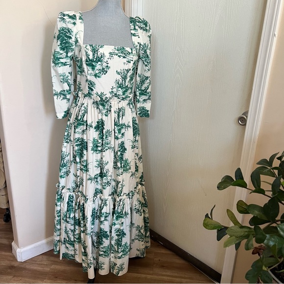 Cara Cara | Dresses | Nwt Cara Cara Bluehill Forest Toile Dress | Poshmark